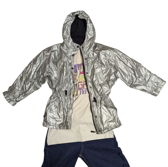 Limited Too | Jackets & Coats | Limitedtoo Silver Puffy Girls Winter ...